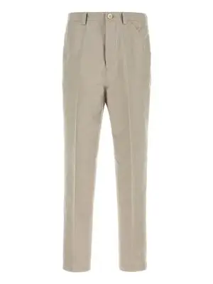 Brunello Cucinelli Cotton Blend Trousers - Grey