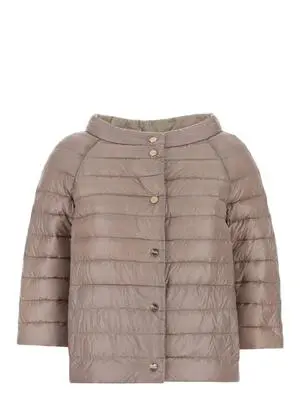 Herno Powder Nylon Reversible Down Jacket - Pink