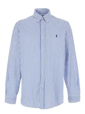 Polo Ralph Lauren Striped Button-up Shirt - Blue