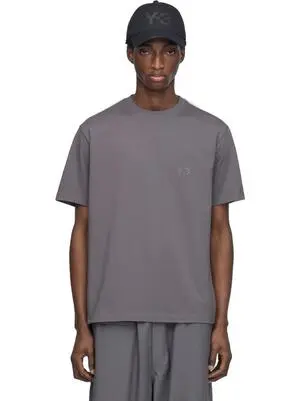 Adidas Y-3 Gradient Stripes Short Sleeve Tee - Grey Five