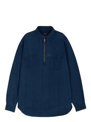 POLO RALPH LAUREN Polo Ralph Lauren Half-Zip Shirt With Chest Pockets