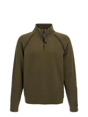 C.P. COMPANY Half-zip Sweatshirt - Green