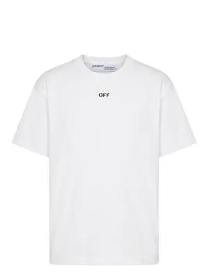 Off-White Logo Printed Crewneck T-shirt - White