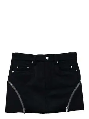 RICK OWENS Rick Owens Zip Detail Denim Skirt