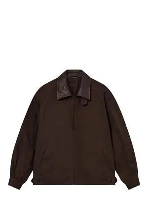 SSSTEIN Lapel Zip-up Jacket - Brown