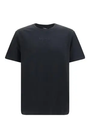 Balmain Embroidered Logo T-shirt - Black