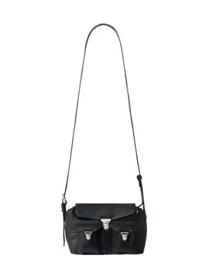 LEMAIRE Mini Soft Gear Bag In Bubble Lambskin - Black