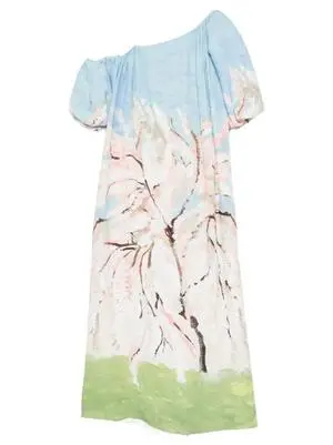 Stine Goya One-shoulder Printed Maxi Dress - Chebl