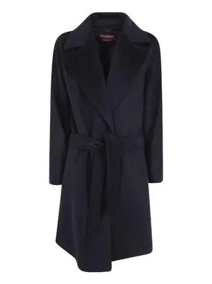 Max Mara Belted Coat - Black