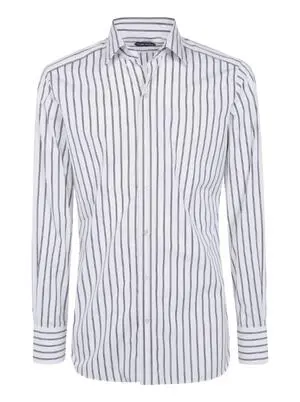 TOM FORD Striped Shirt - White
