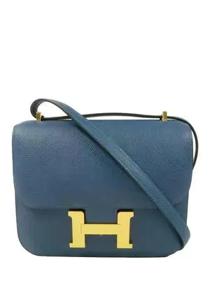 Hermès Mini Constance Crossbody Bag - Blue