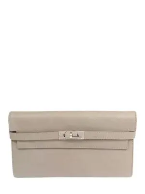 Hermès Kelly Leather Wallet - Brown