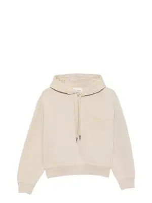 MARANT ETOILE Logo-embroidered Drawstring Hoodie - Neutrals