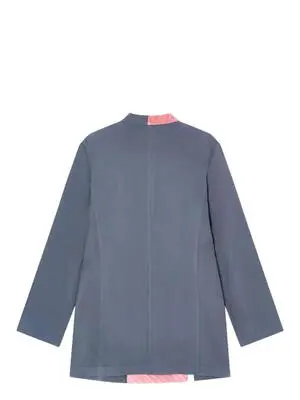 Giorgio Armani Panelled Coat - Grey