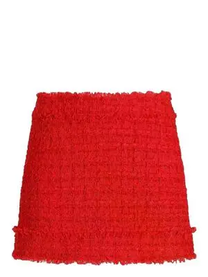 Dolce & Gabbana Rachel Tweed Mini Skirt - Red