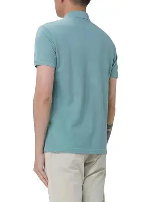 BROOKSFIELD Logo-embroidered Polo Shirt - Blue