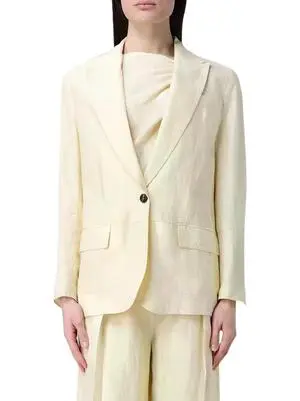 TELA Single-breasted Blazer - Yellow