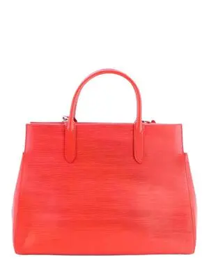 LOUIS VUITTON Epi Leather Mm Satchel - Red