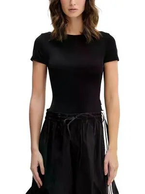 Vetements Open-back Bow Detail T-shirt - Black