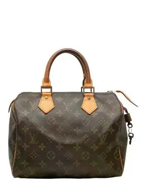 LOUIS VUITTON Monogram Speedy 25 Boston Bag - Brown