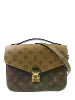 LOUIS VUITTON Monogram Reverse Pochette Metis Shoulder Bag - Neutrals