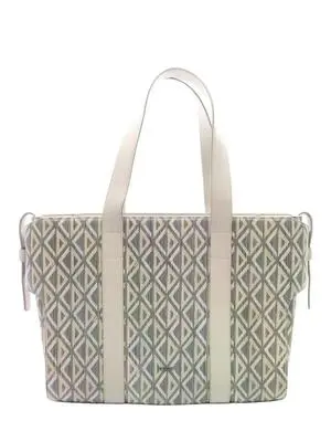 Dior 2000-2026 Diamond Coated Canvas Corolle Tote Bag - Grey