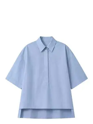 Liviana Conti High-low Popover Shirt - Blue
