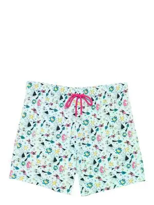 Vilebrequin Graphic Print Swim Shorts - Blue