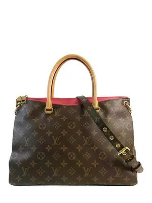 LOUIS VUITTON Monogram Pallas Handbag - Brown