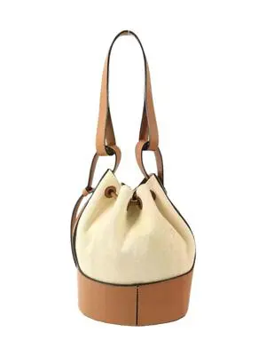 Loewe Balloon Drawstring Bucket Bag - Neutrals