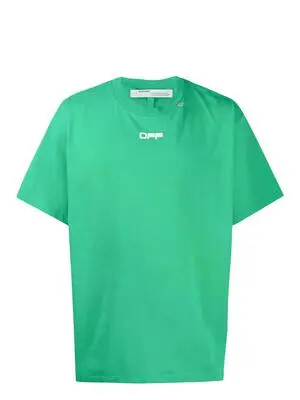 Off-White Caravaggio-print T-shirt - Green