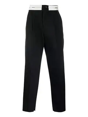 AMBUSH Folded Waist Trousers - Black
