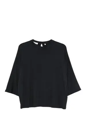 Marc O'polo Keyhole Detail Wide-sleeve T-shirt - Blue