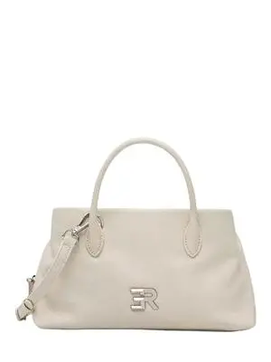 ERMANNO FIRENZE Logo-plaque Tote Bag - Neutrals