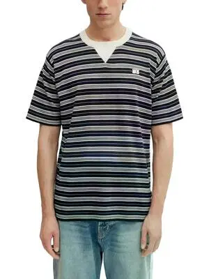 WALES BONNER Song Horizontal-striped T-shirt - Blue