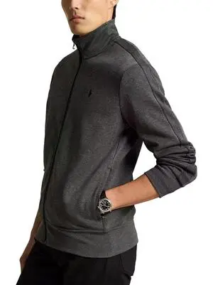 Polo Ralph Lauren Embroidered Zip-up Sweatshirt - Grey
