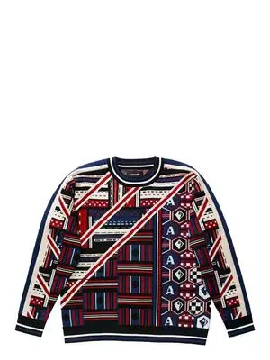 AHLUWALIA Ahluwalia Quadri Knit Sweater