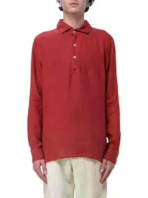 MC2 SAINT BARTH Raphael Long-sleeve Polo Shirt - Red