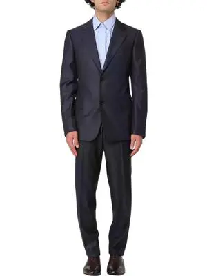 Emporio Armani Single-breasted Tailored Suit - Blue