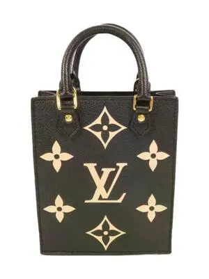 LOUIS VUITTON Petit Sac Plat Tote Bag - Black