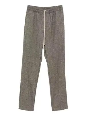 Rick Owens Drawstring Slim-leg Trousers - Grey