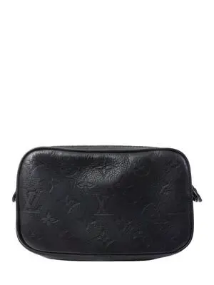 LOUIS VUITTON Monogram Shadow Alpha Mini Shoulder Bag - Black