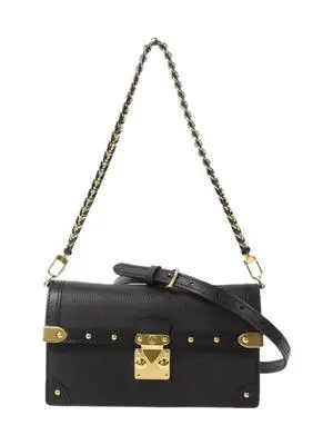 LOUIS VUITTON Trunk Chain Shoulder Bag - Black
