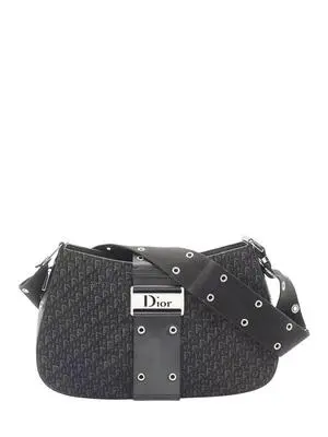 Dior Diorissimo Trotter Canvas Crossbody Bag - Black