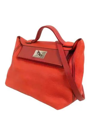 Hermès Hermès 24/24 Logo-Detail Tote Bag Orange