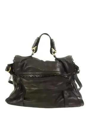 See By Chloé Poya Scalloped-trim Tote Bag - Black