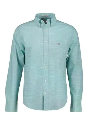 Gant Gingham-check Button-down Shirt - Green