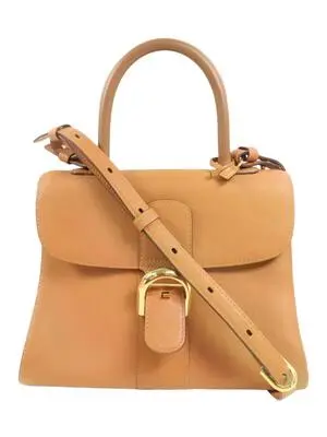 Delvaux Brillant Leather Tote Bag - Brown
