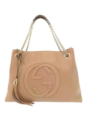 Gucci Gucci Soho Chain Tote Bag Neutrals