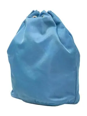 Prada Tessuto Drawstring Pouch - Blue
